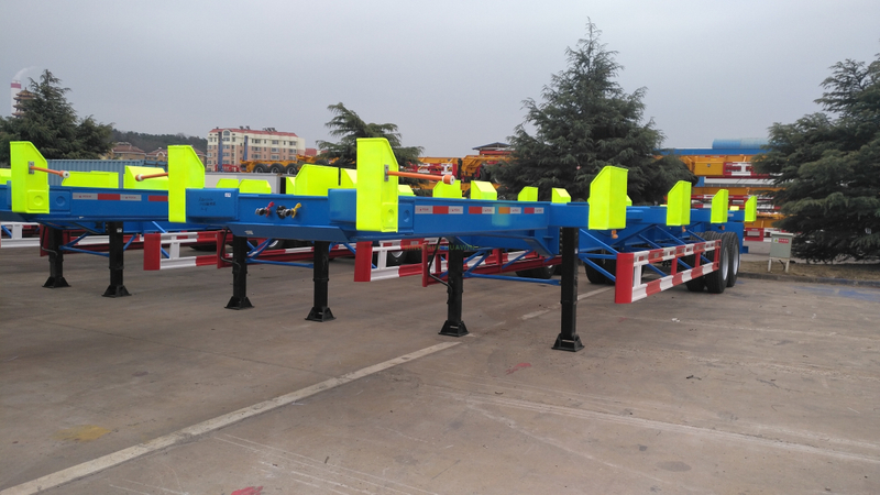 Port Skeletal Trailer - Buy container terminal trailer, port trailer ...