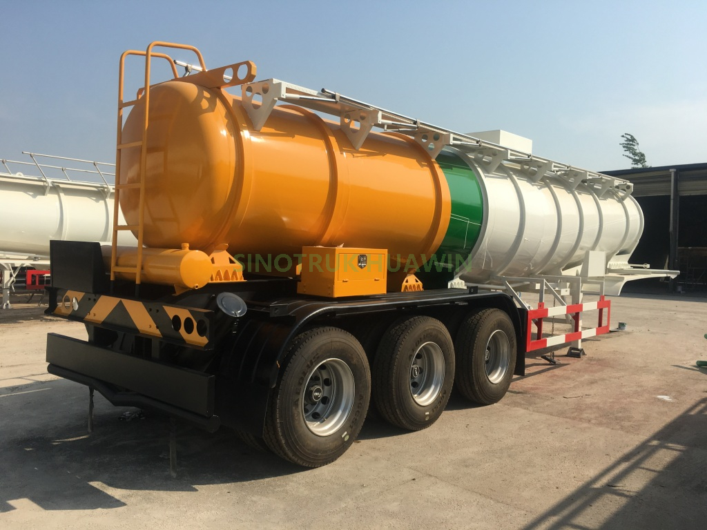 SINOTRUK HOWO Acid Tanker Semi Trailer - Buy acid tanker, acid tank ...